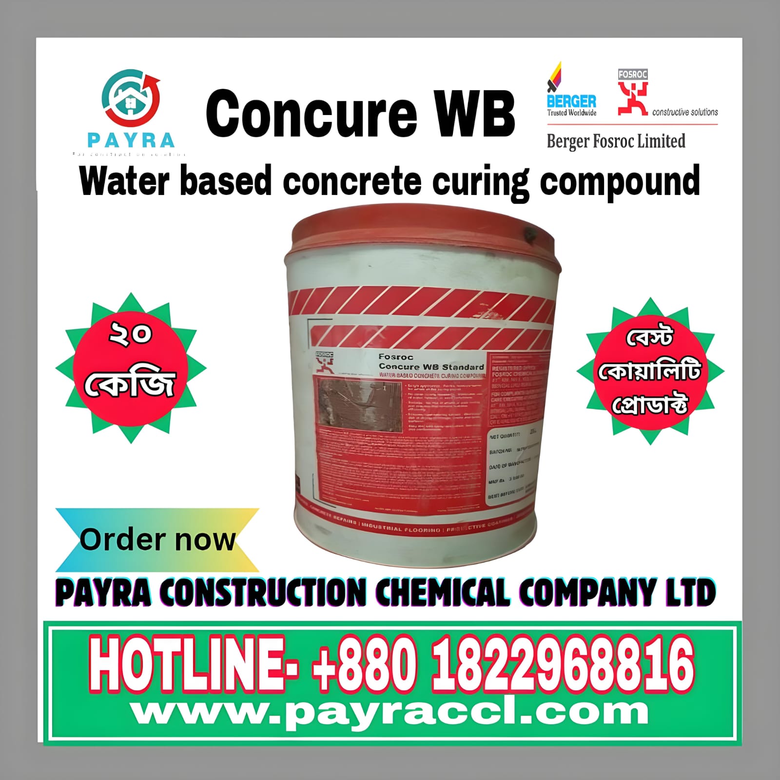 Concure WB White – Payra Construction Chemical Co. Ltd